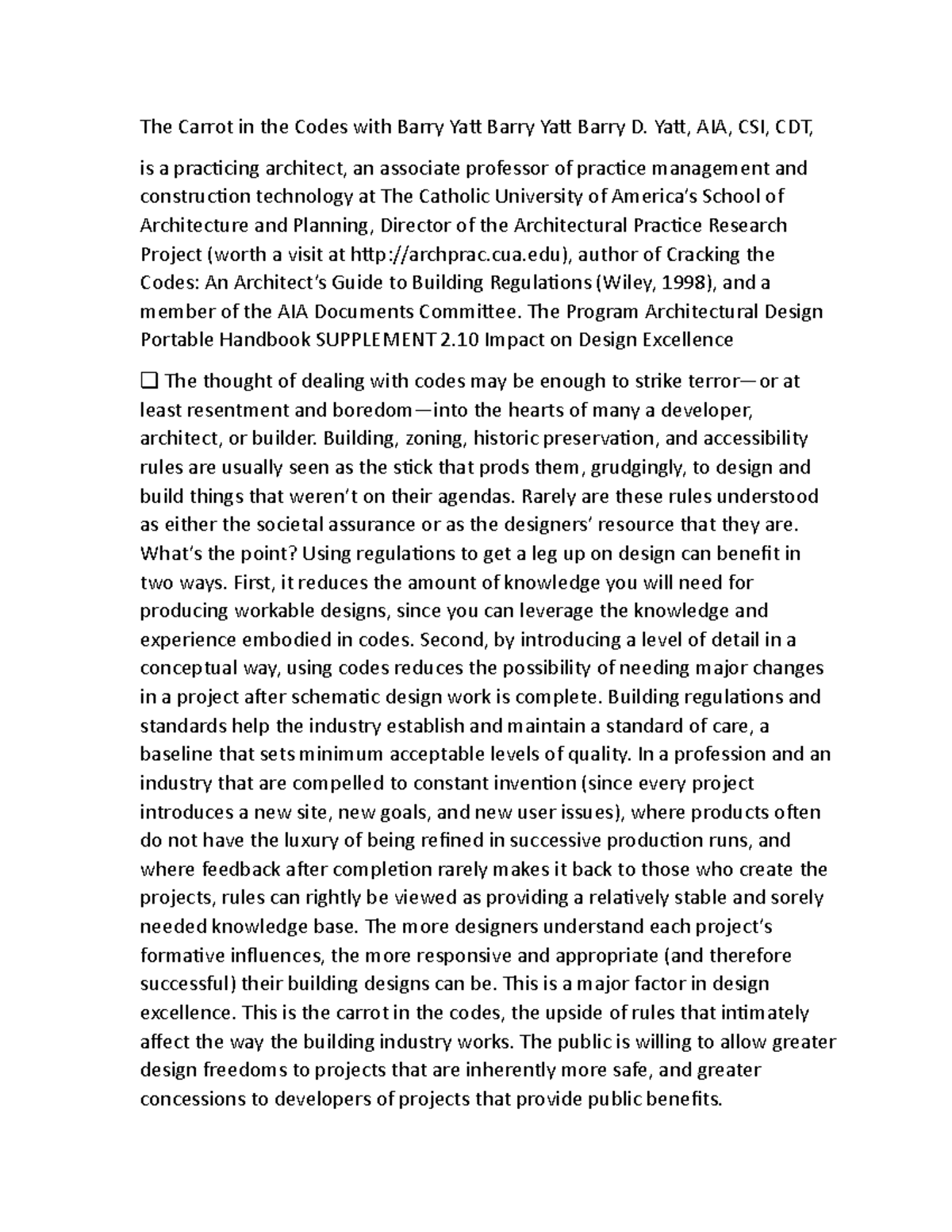 AR 16 - Lecture notes 3-7 - Architectural Design 1 - TIP - Studocu