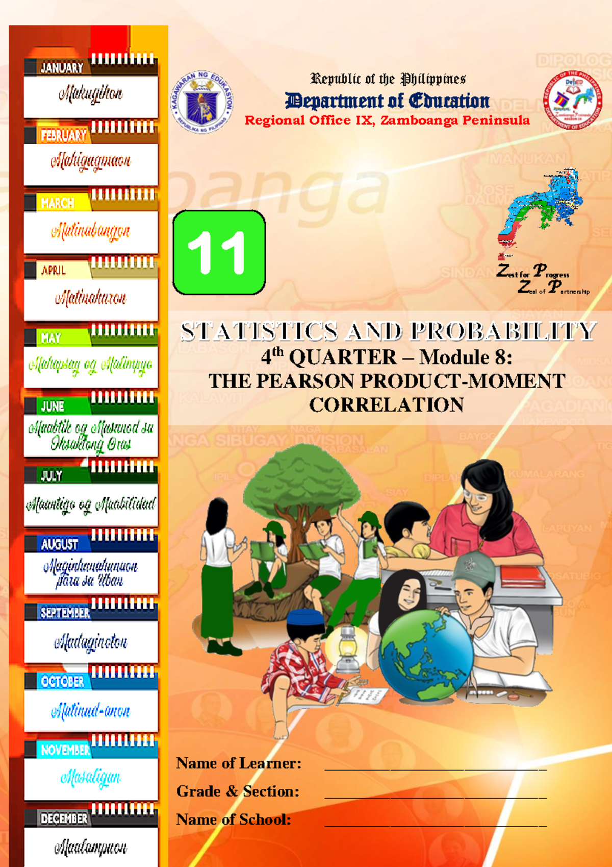 Statand Prob Q 4M8 - For Reference - 4 th QUARTER – Module 8 ...