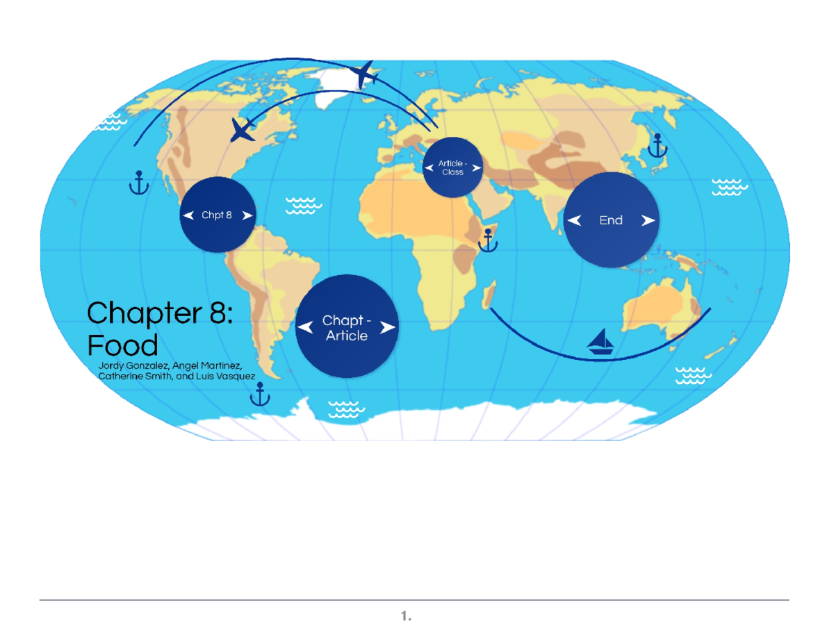 Chapter presentation on Food - INTL 20100 - Studocu