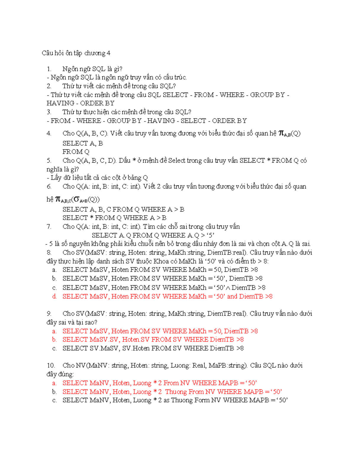 de-cuong-cau-hoi-ly-thuyet-on-tap- Chương 4 bài tập CSDL - Câu hỏi ôn tập chương 4 1. Ngôn ngữ ...