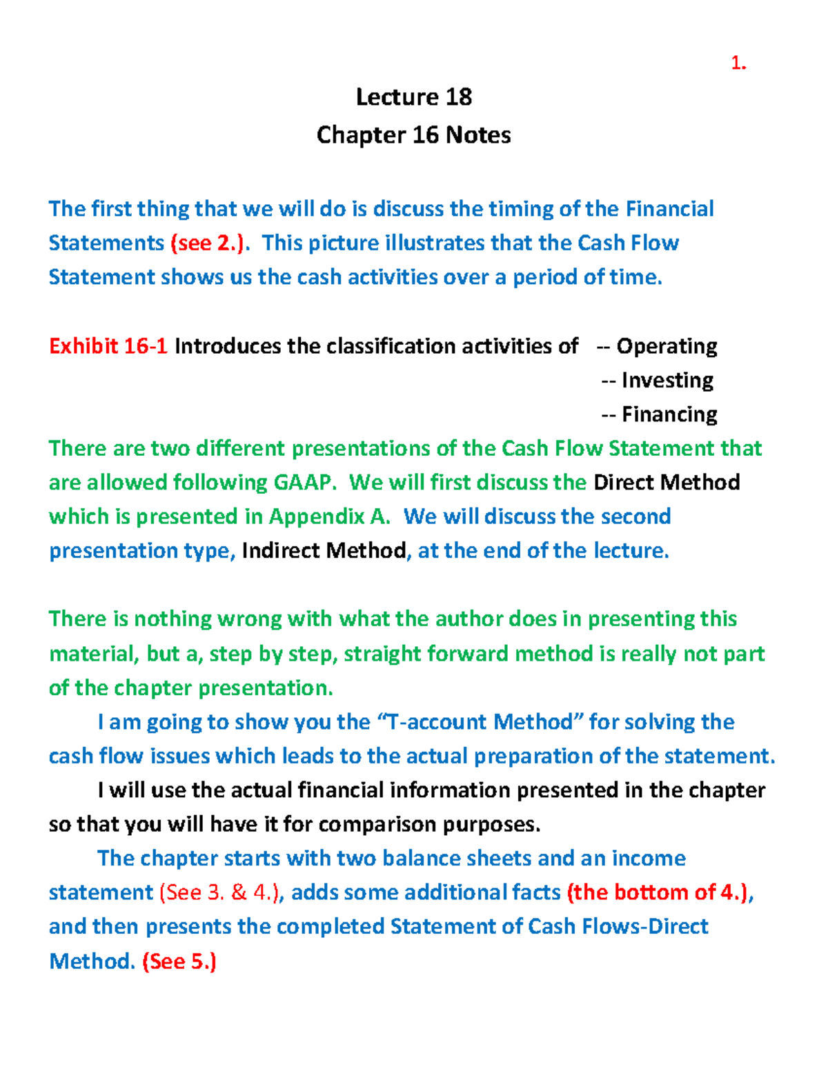 BUS 210 Lecture #18 - Lecture 18 Chapter 16 Notes The first thing that ...