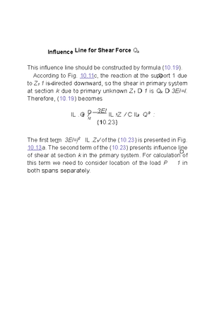 Elastic Loads Method - Elastic Loads Method Elastic load method allows simultaneous computation ...