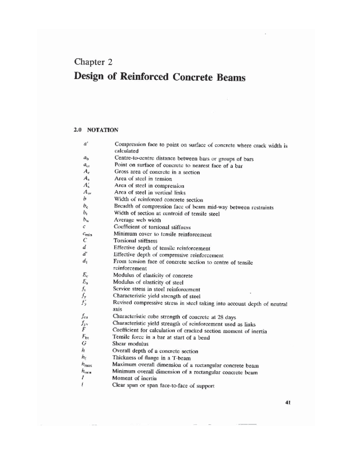 2 design of reinforce concrete beams - Mechanics Of solids II - Studocu