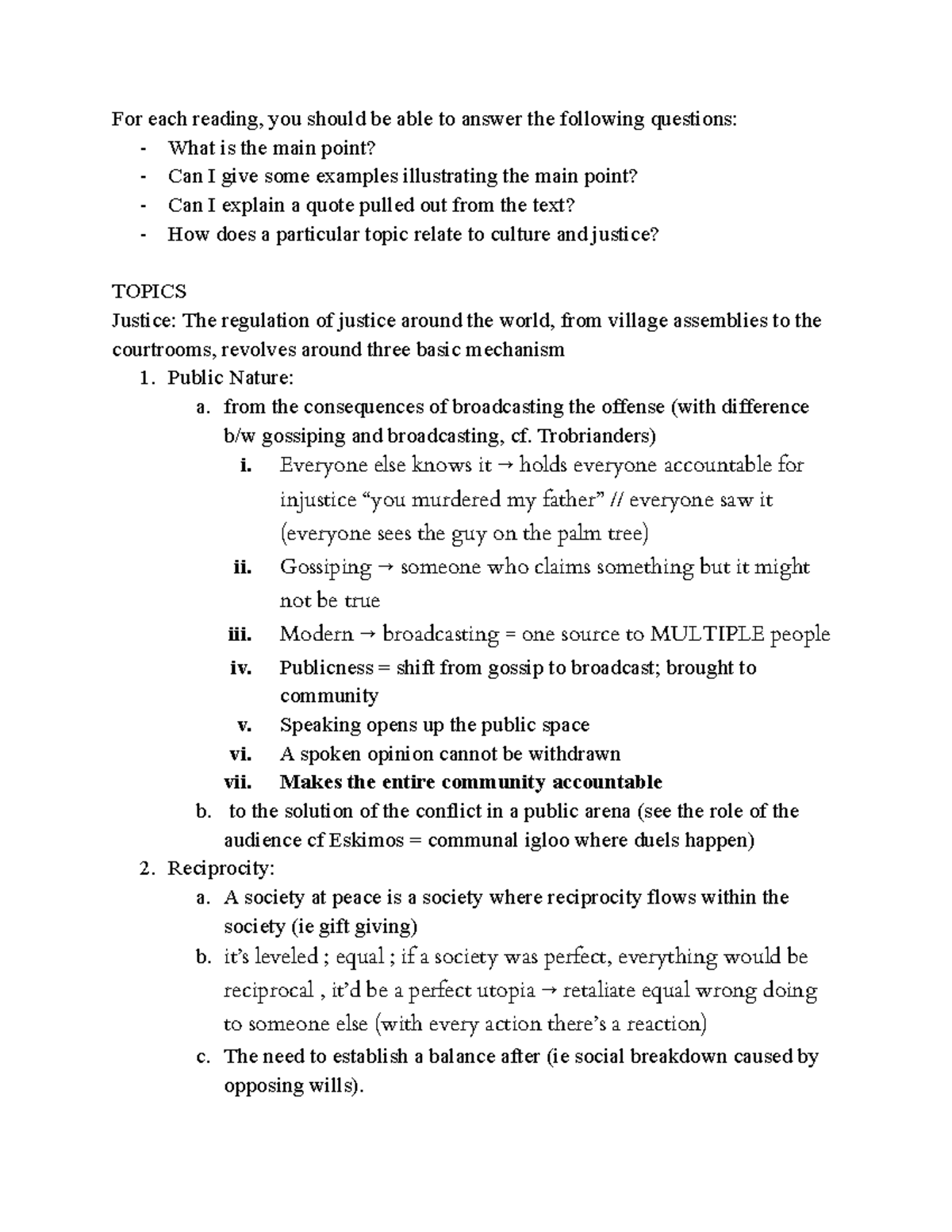 COMS 364 Exam #1 Study Guide - For each reading, you should be able to ...