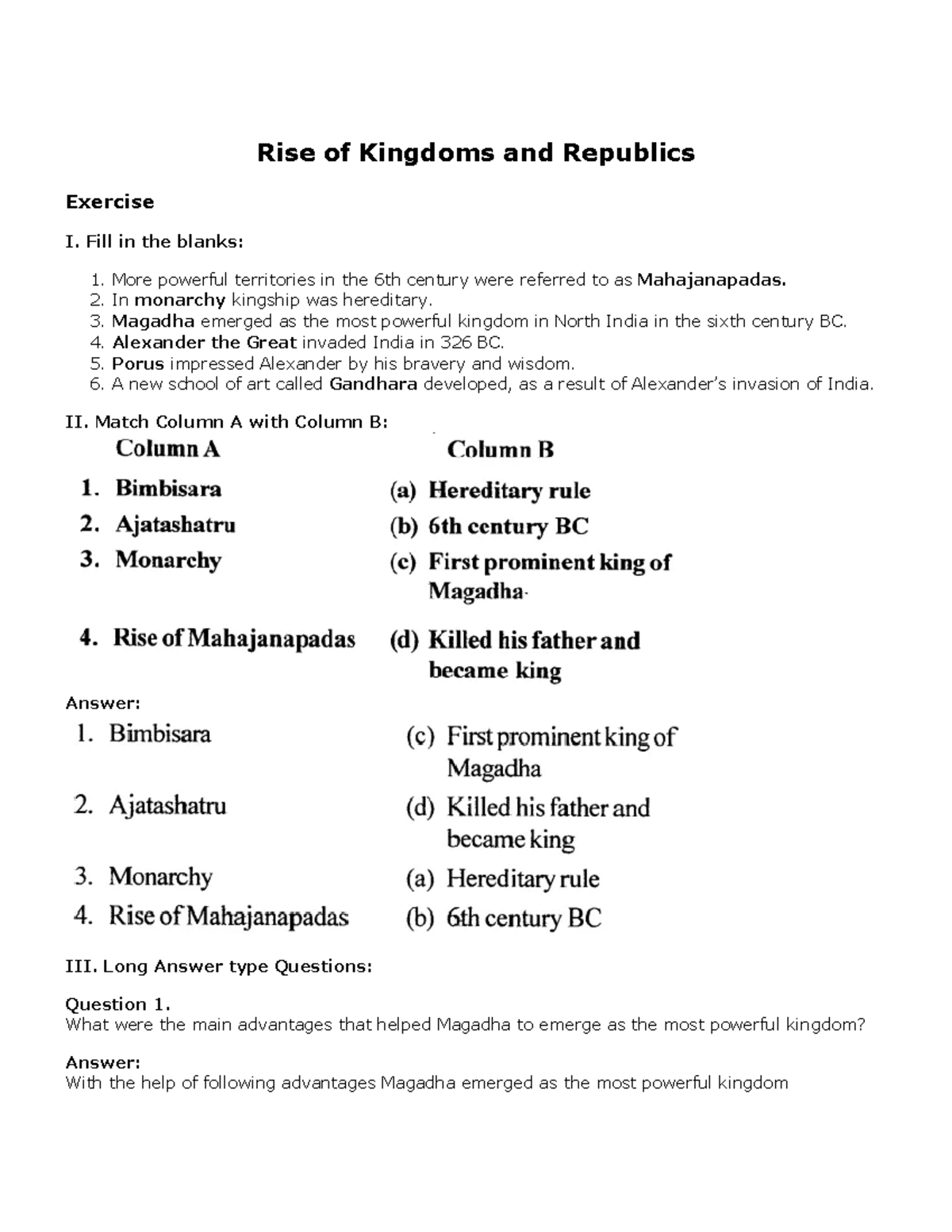 Rise Of Kingdoms And Republics - ncertbooksolutions Rise of Kingdoms ...