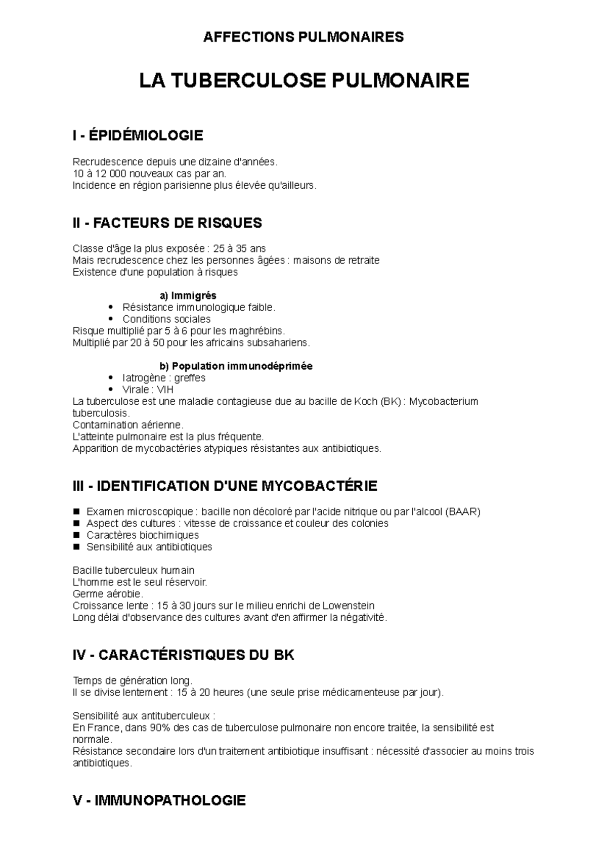 Récidive Tuberculose Pulmonaire – AZZU