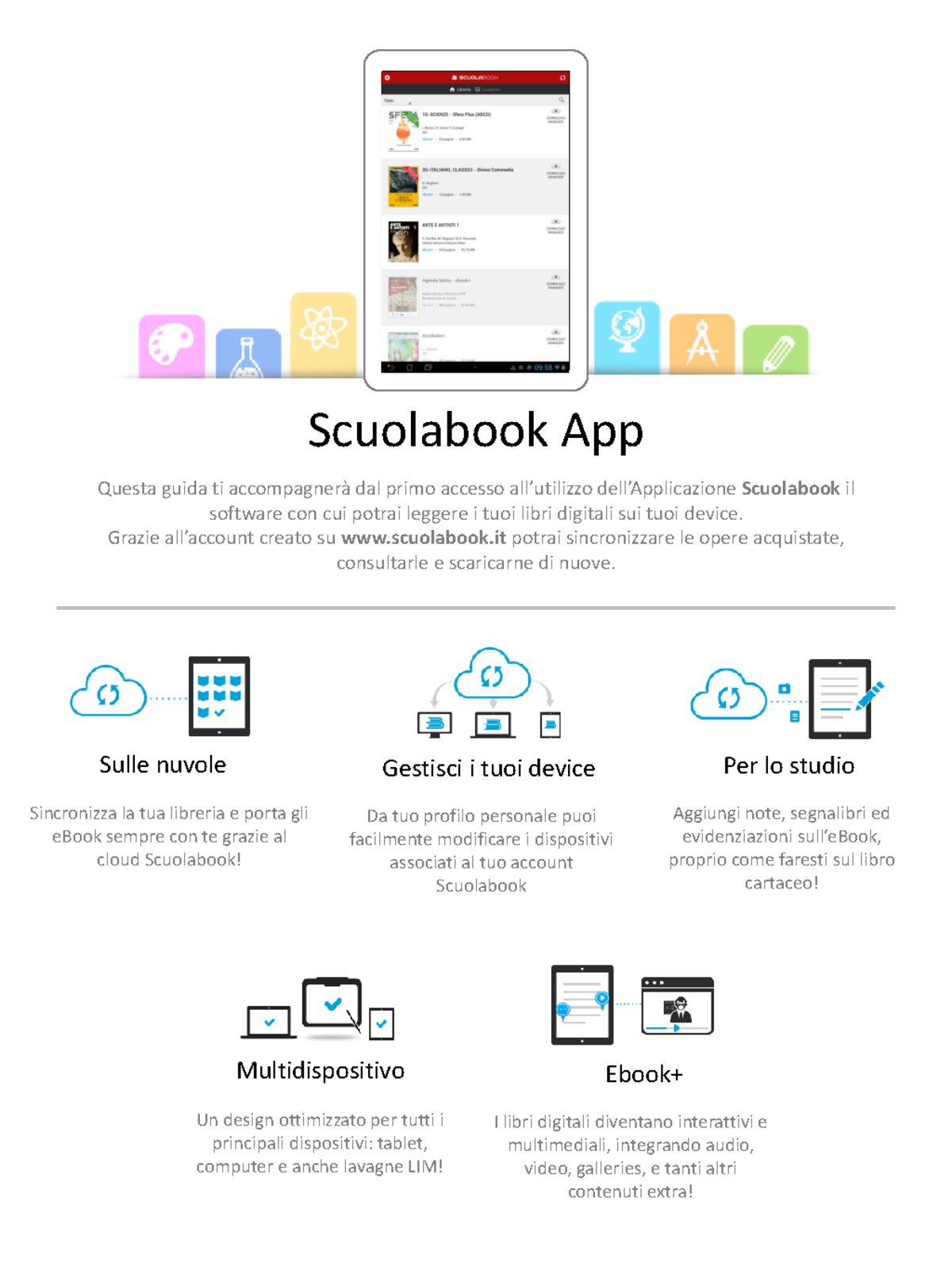 Manuale - 1233 - Scuolabook App Sulle nuvole Per lo studio Sincronizza ...