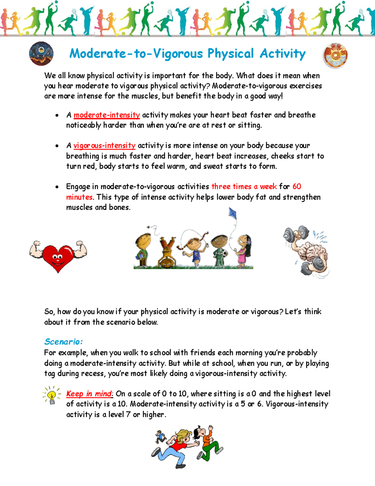 Mod-vigorphysicalactivity 1120 - Moderate-to-Vigorous Physical Activity ...