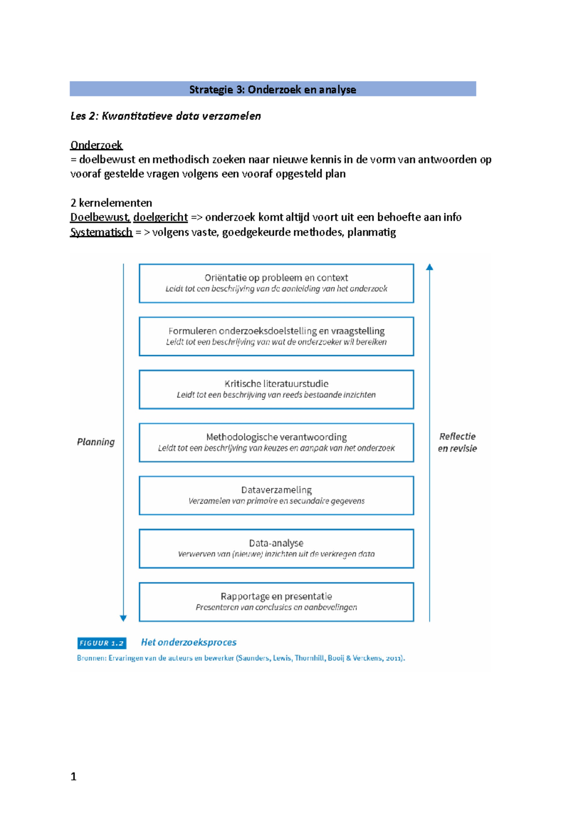 Strategie 3 - Strategie 3: Onderzoek en analyse Les 2: Kwantitatieve ...