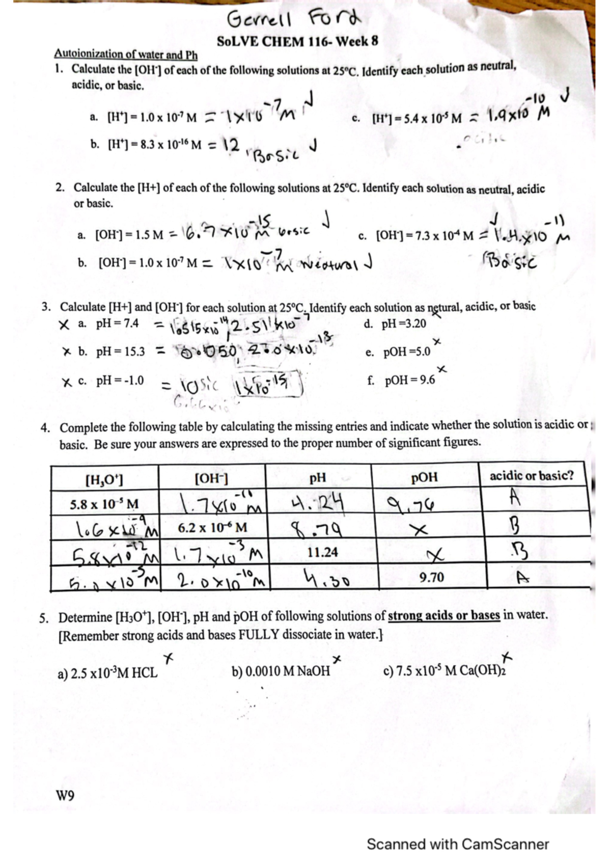Gen chem 2 Solve week 8 - CHE 112 - Studocu