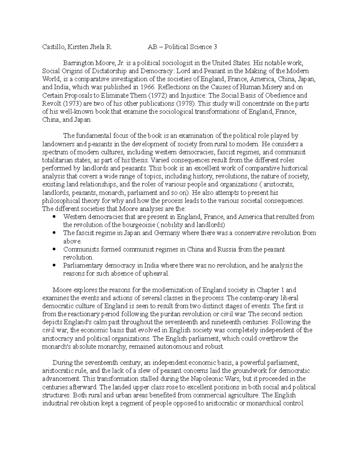 Book Review - Castillo - Castillo, Kirsten Jhela R. AB – Political ...