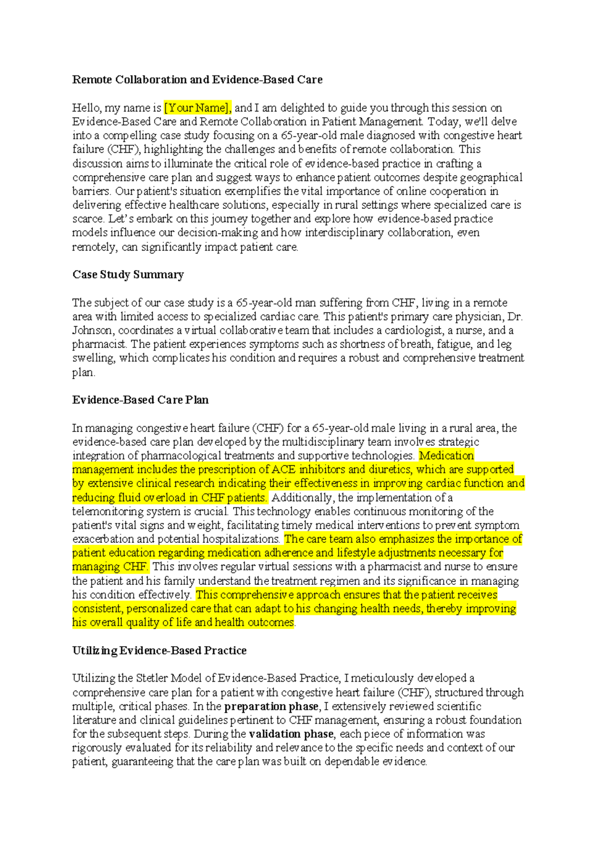 4030 Assessment 4 - Class paper - Remote Collaboration and Evidence ...