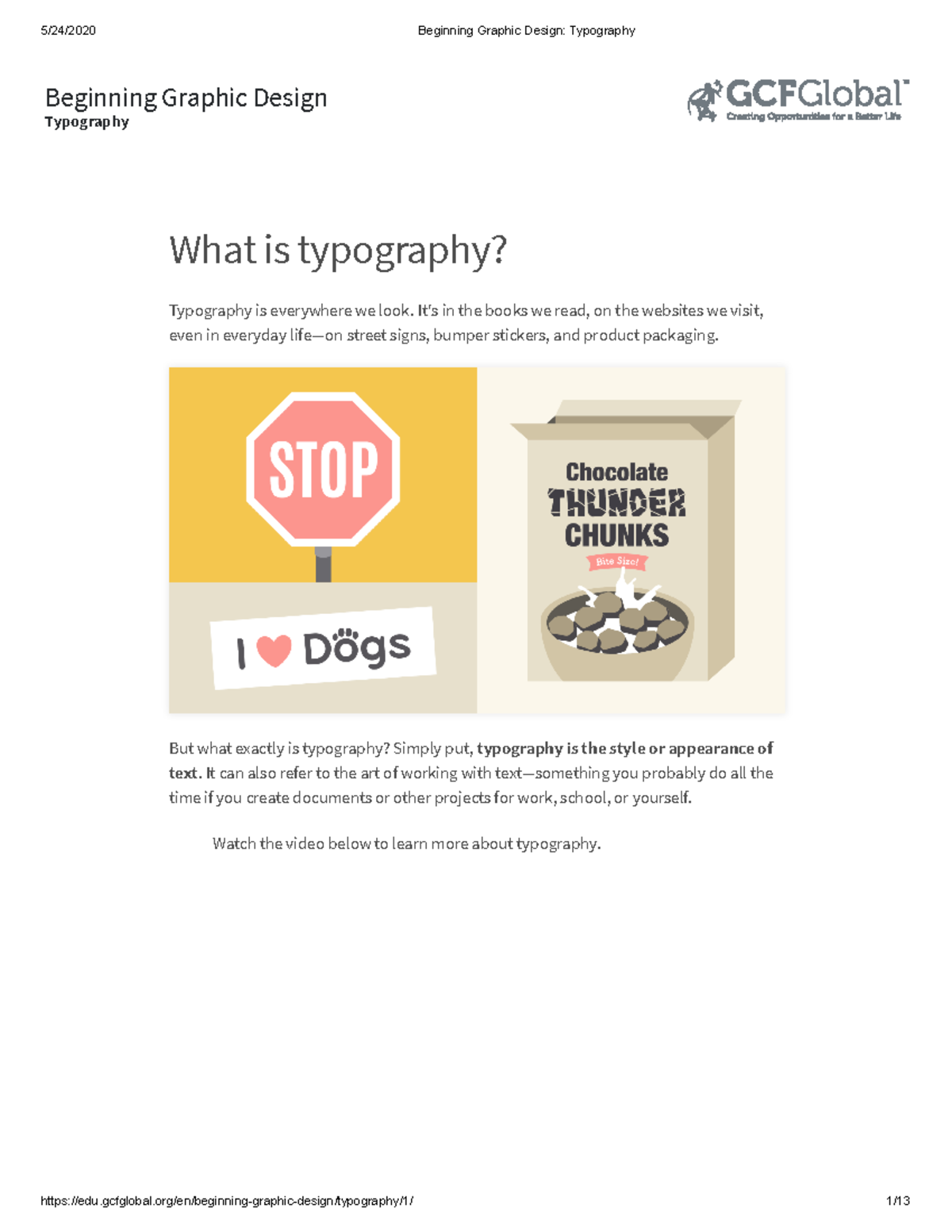 01 Graphic Design Typography - Beginning Graphic Design Typography What ...