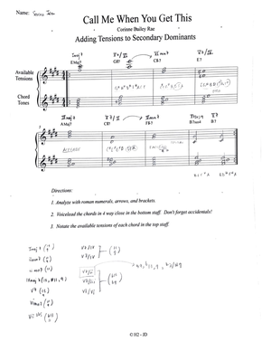 H2 Arrows, Brackets, Guidetones - HR-114 - Studocu