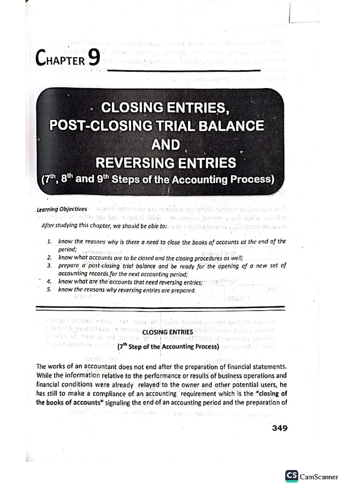 Accounting (closing, post closing tb and reversing) - BS ...