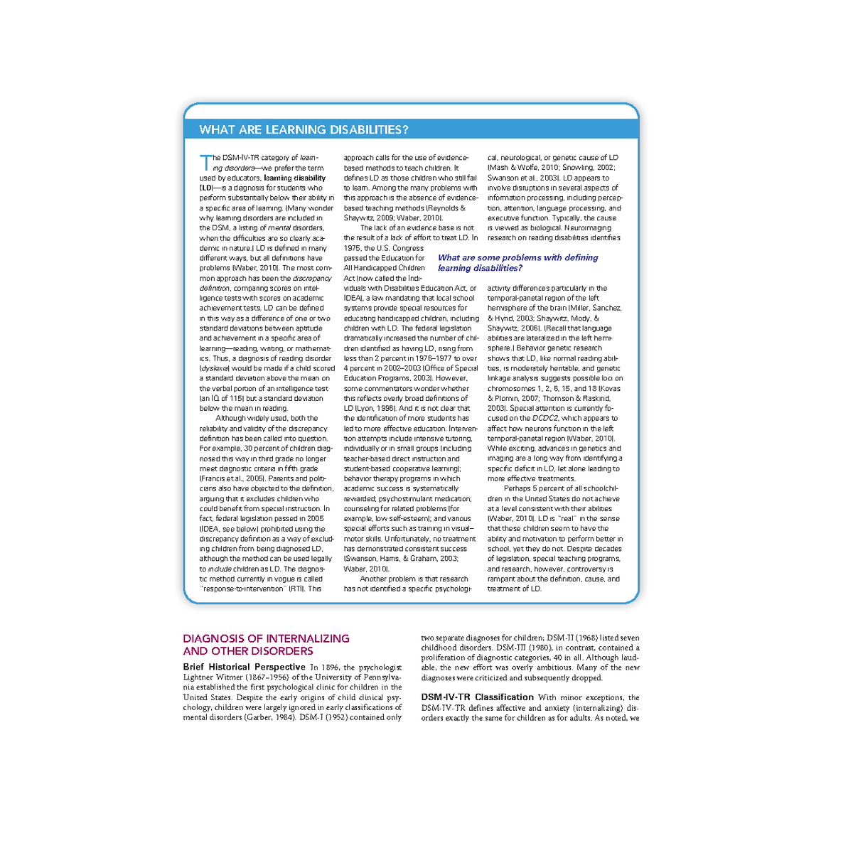 Psychology - Causes of abnormal behavior 48 - two separate diagnoses ...
