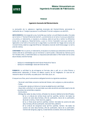 Resumen tipos de mantenimiento - Se define el mantenimiento como todas ...