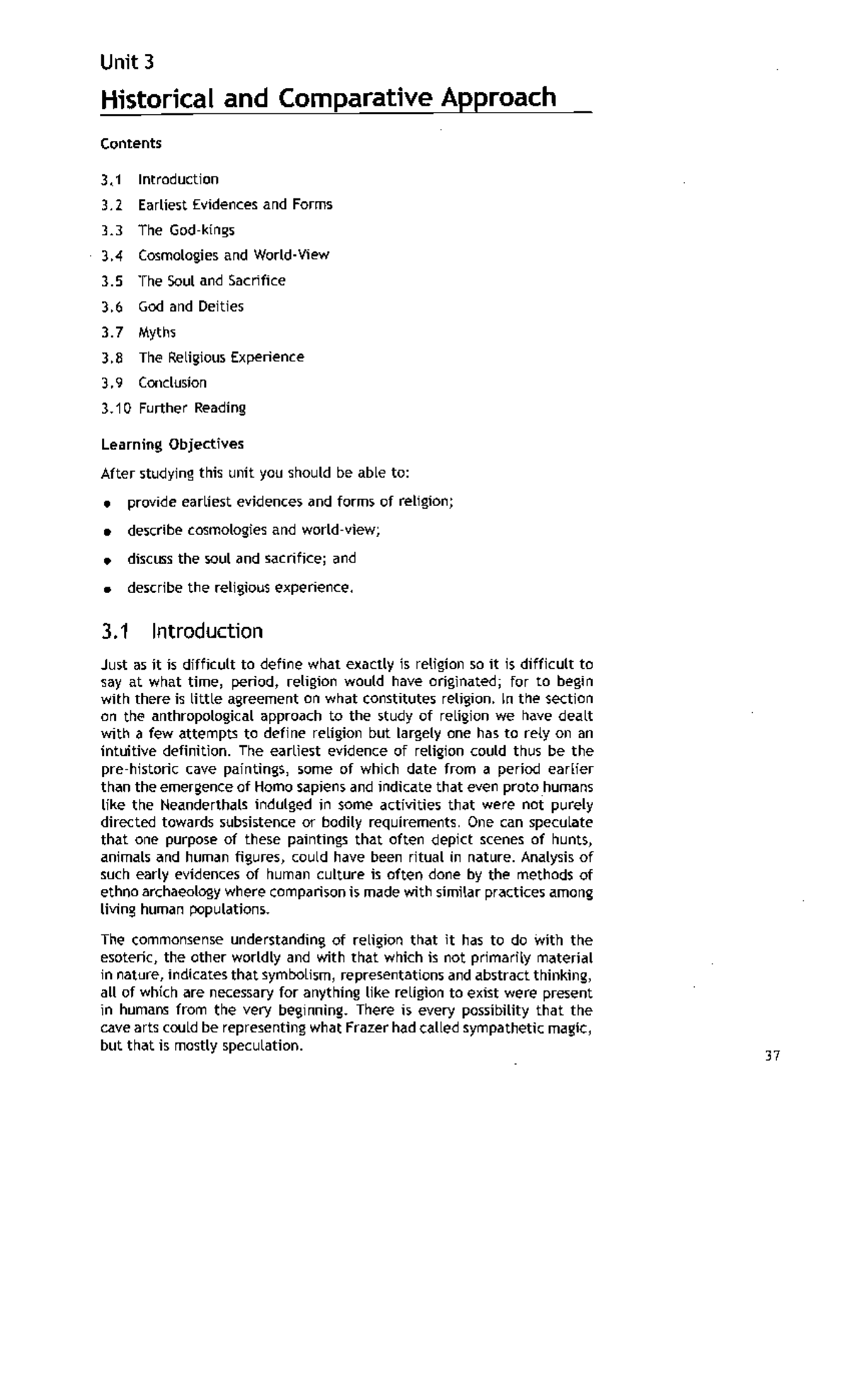 Unit-3 - History - Historical and Comparative Approach 3 lntroduction 3 ...