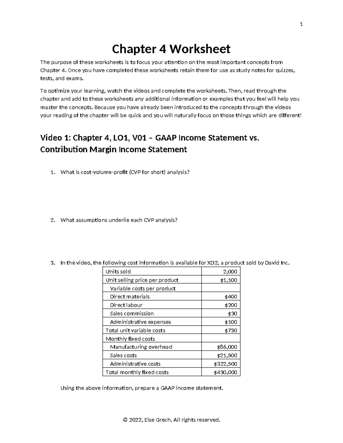 CACC406, Module 3, Chapter 4 Worksheet (accessible) - Chapter 4 ...
