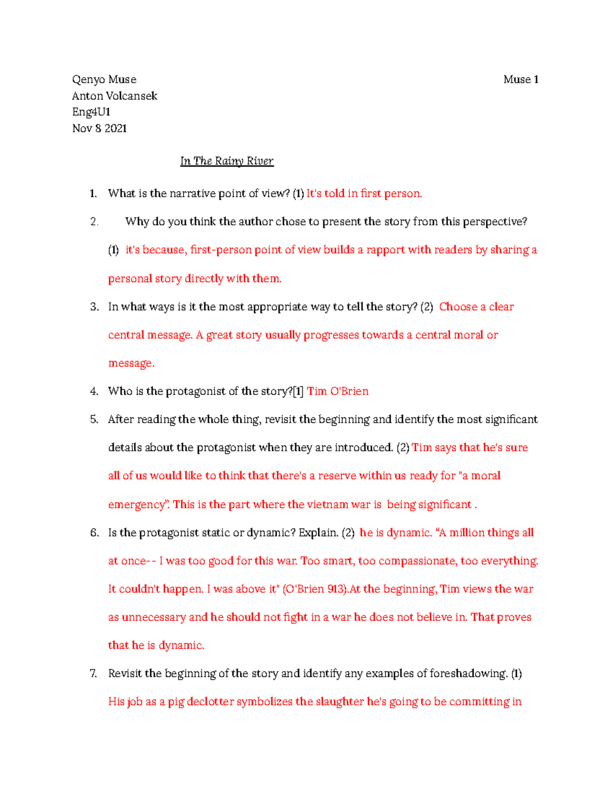 ENG4U [ Short Story 2 ] - yes - Qenyo Muse Muse 1 Anton Volcansek Eng4U ...