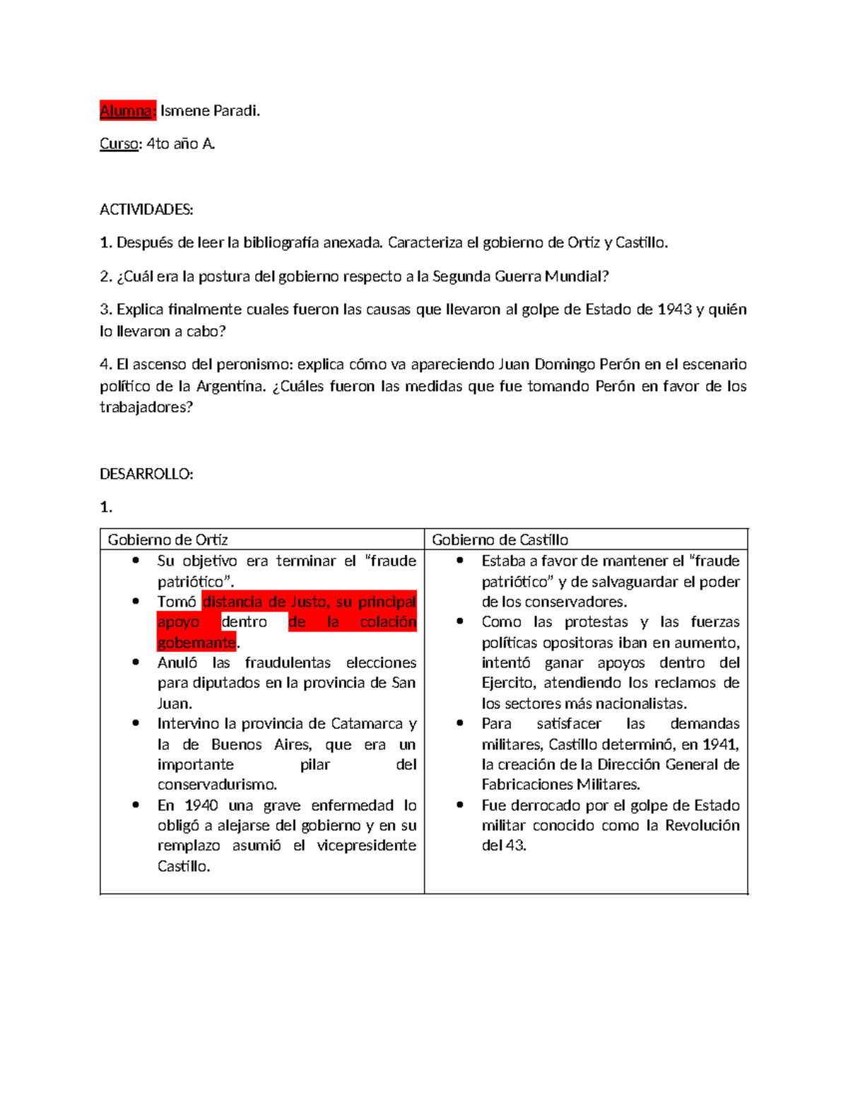 Ascenso del peronismo - Viva peron - Alumna: Ismene Paradi. Curso: 4to ...