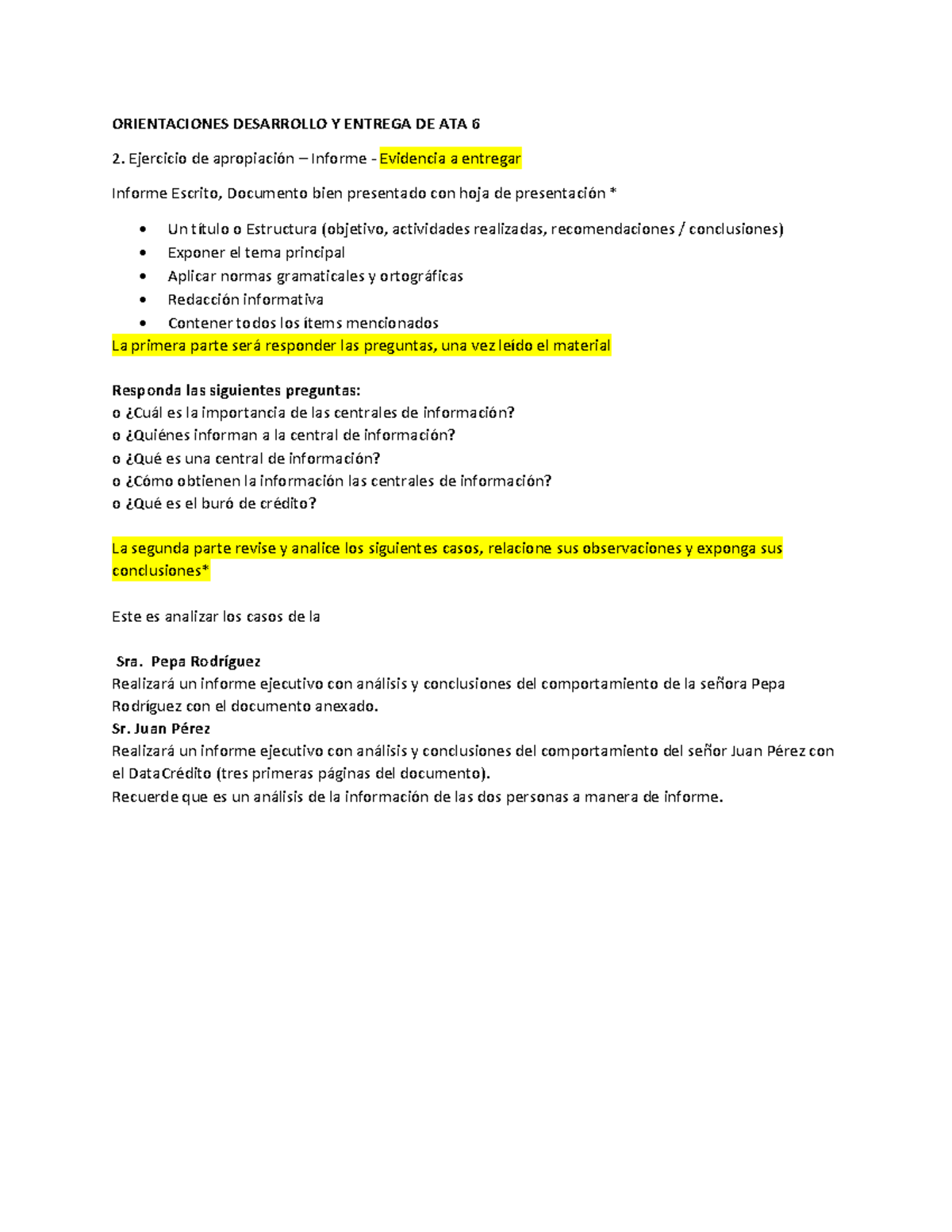 Orientaciones ATA 6 Y ATA 7 - ORIENTACIONES DESARROLLO Y ENTREGA DE ATA ...