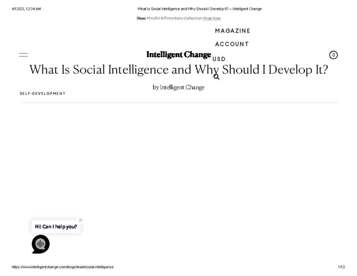 What Is Social Intelligence and Why Should I Develop It – Intelligent ...