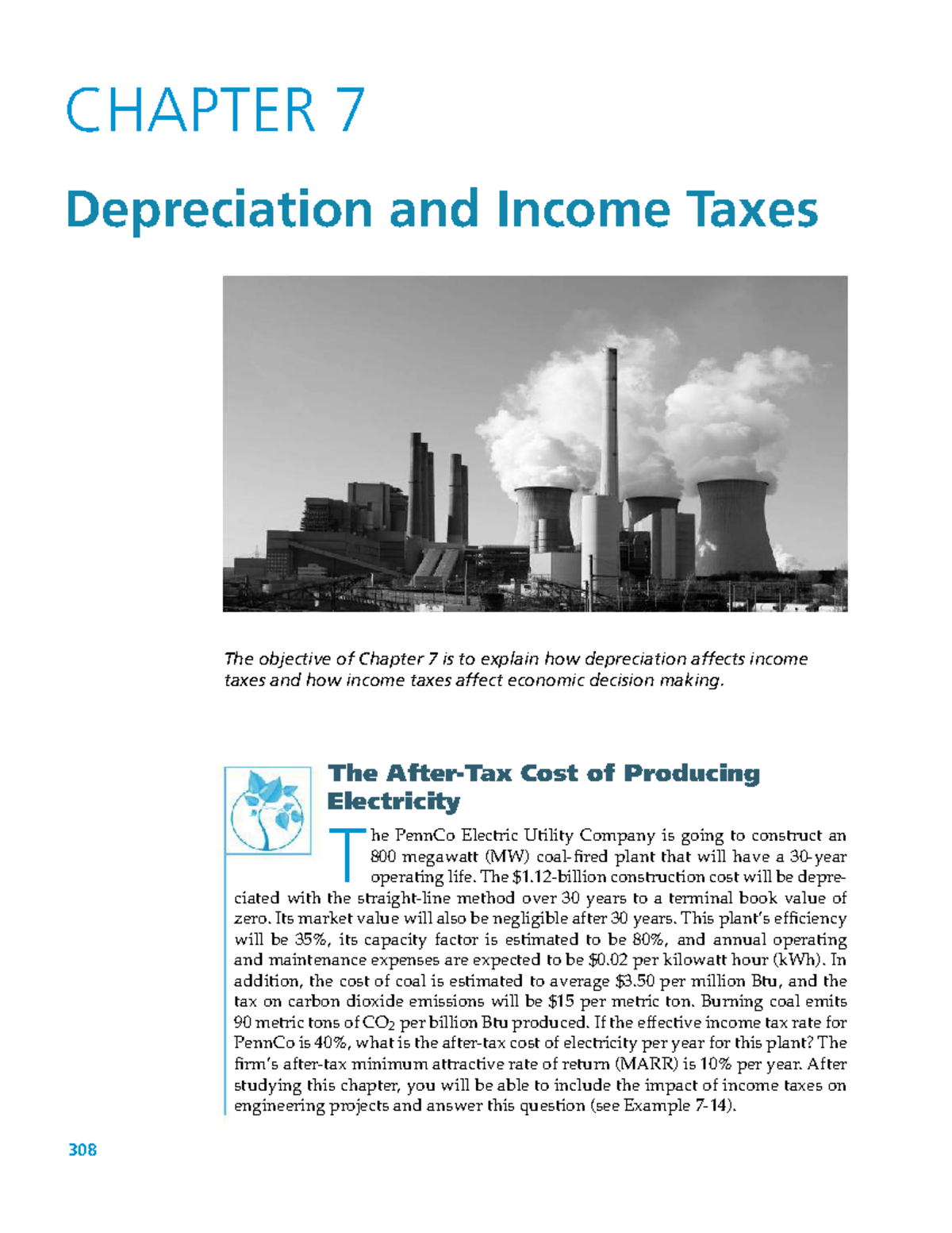 Depreciation PDF - CHAPTER 7 Depreciation and Income Taxes The ...