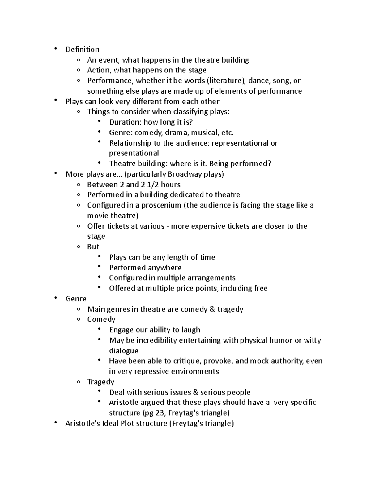 What is a play - What is a play - Definition o An event, what happens ...