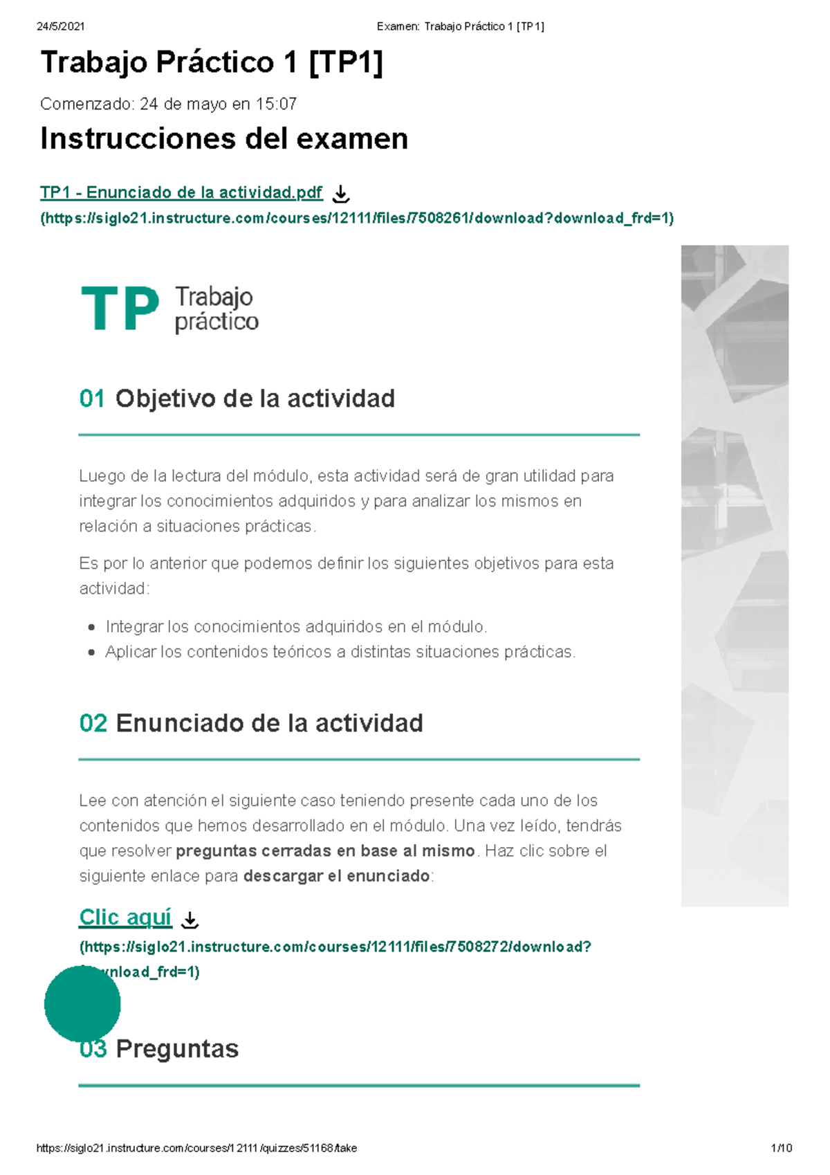 Tp1 DIPubl 90% Carito - TP1 - Trabajo Práctico 1 [TP1] Comenzado: 24 de ...