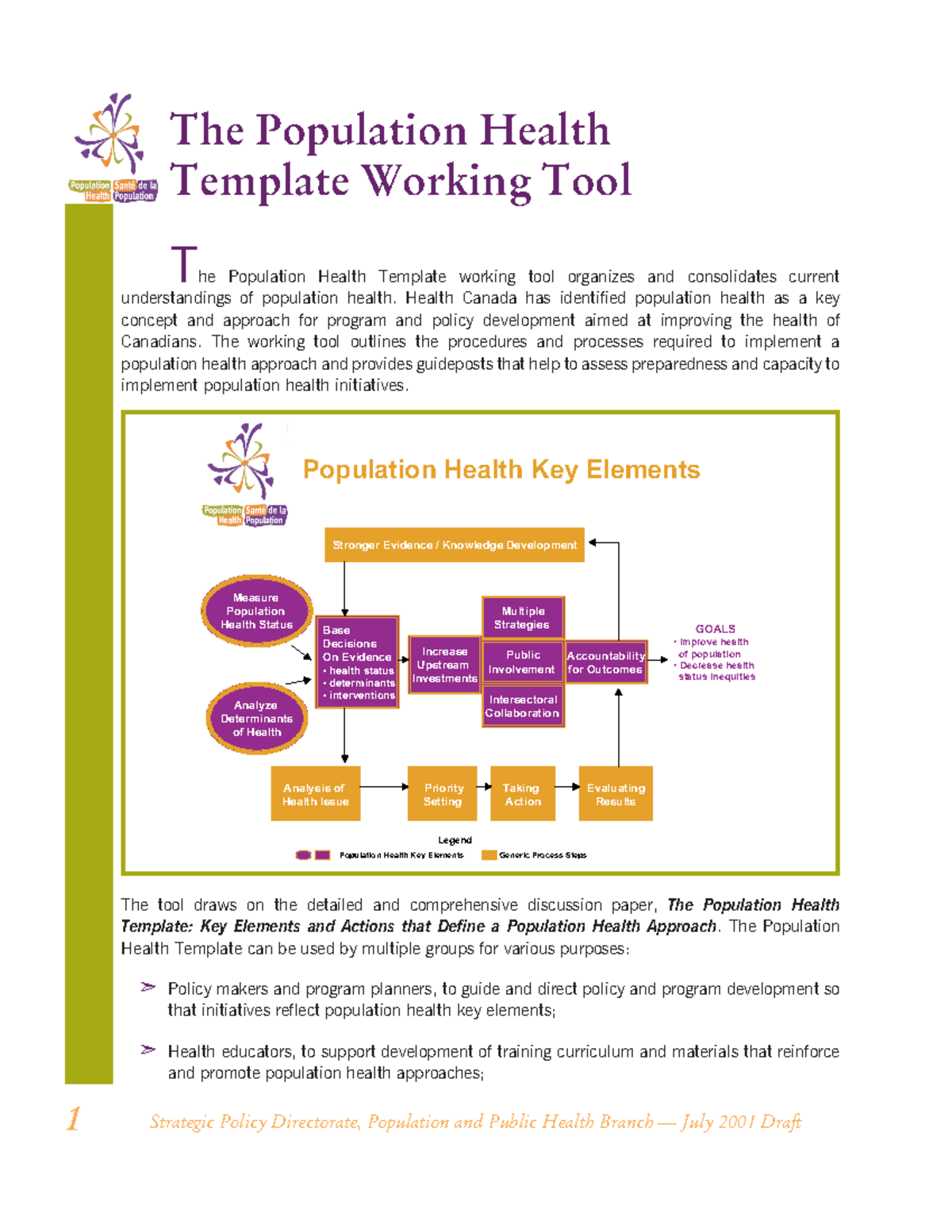 Population health tool - The Population Health Template Working Tool ...