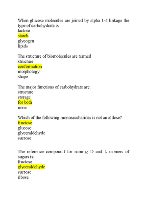 Micro prepladder CL - Lecture notes 10 - Biochemistry, Genetics ...