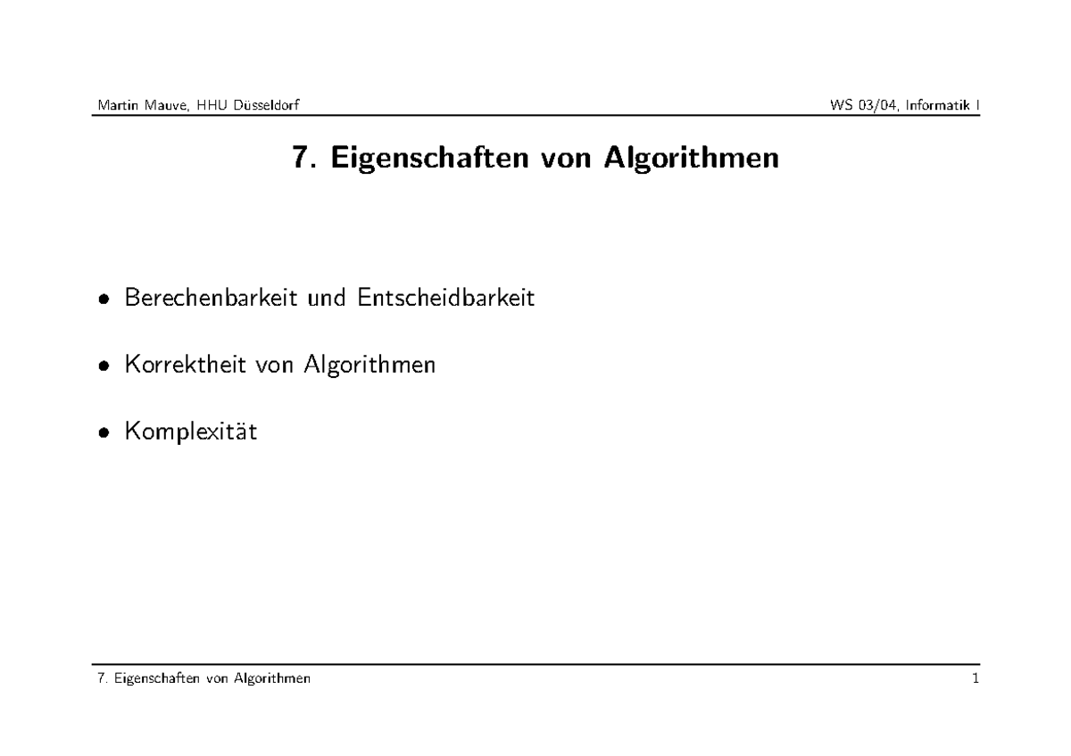 Kapitel 07 - Grundlagen der Softwareentwicklung und Programmierung - 7 ...