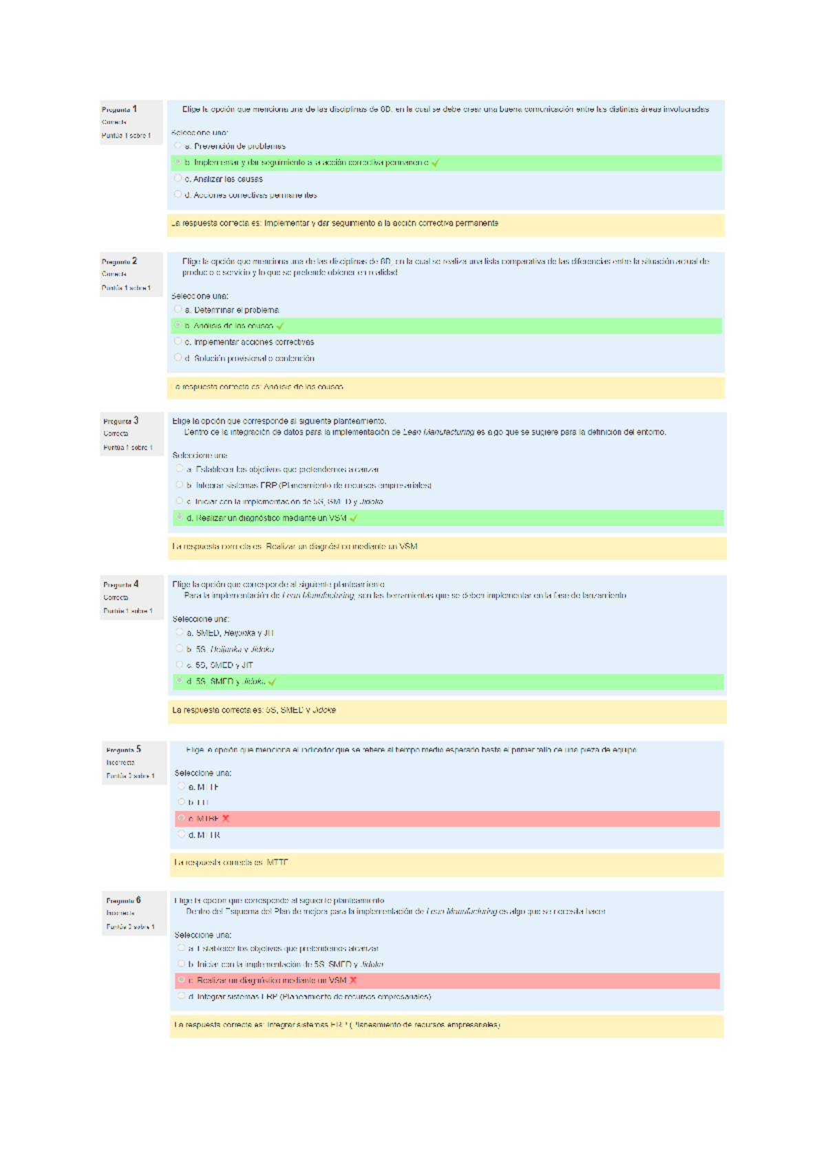 Examen EA4. Proyecto esbelto. Materia sistemas esbeltos de manufactura ...