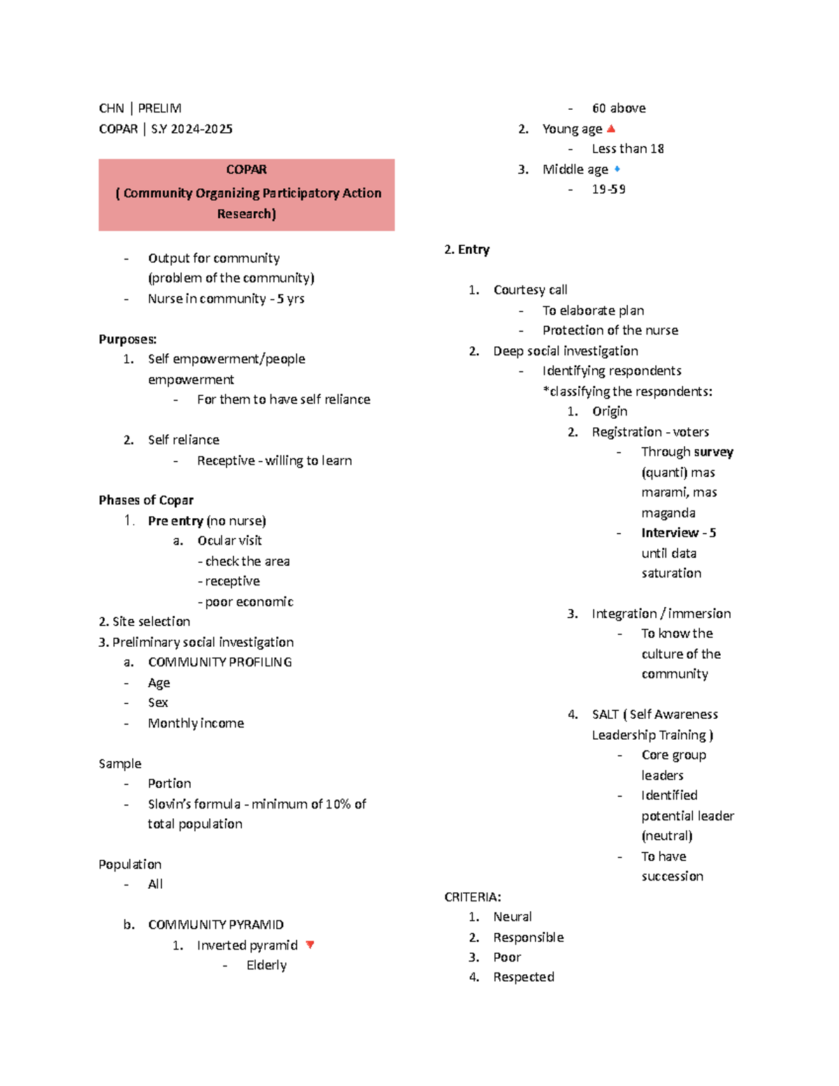 Copar - tjtj - CHN | PRELIM COPAR | S 2024- COPAR ( Community ...