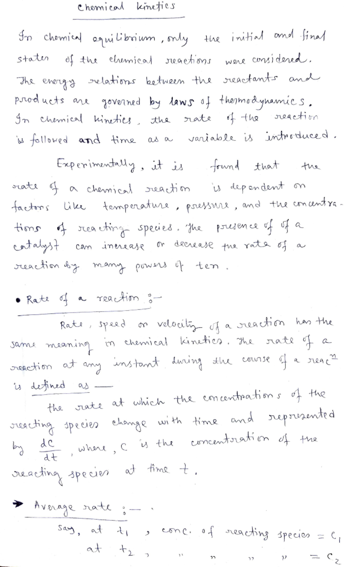 Chemical Kinetics & Photochemical Process(Updated) - Chemical kinetics ...
