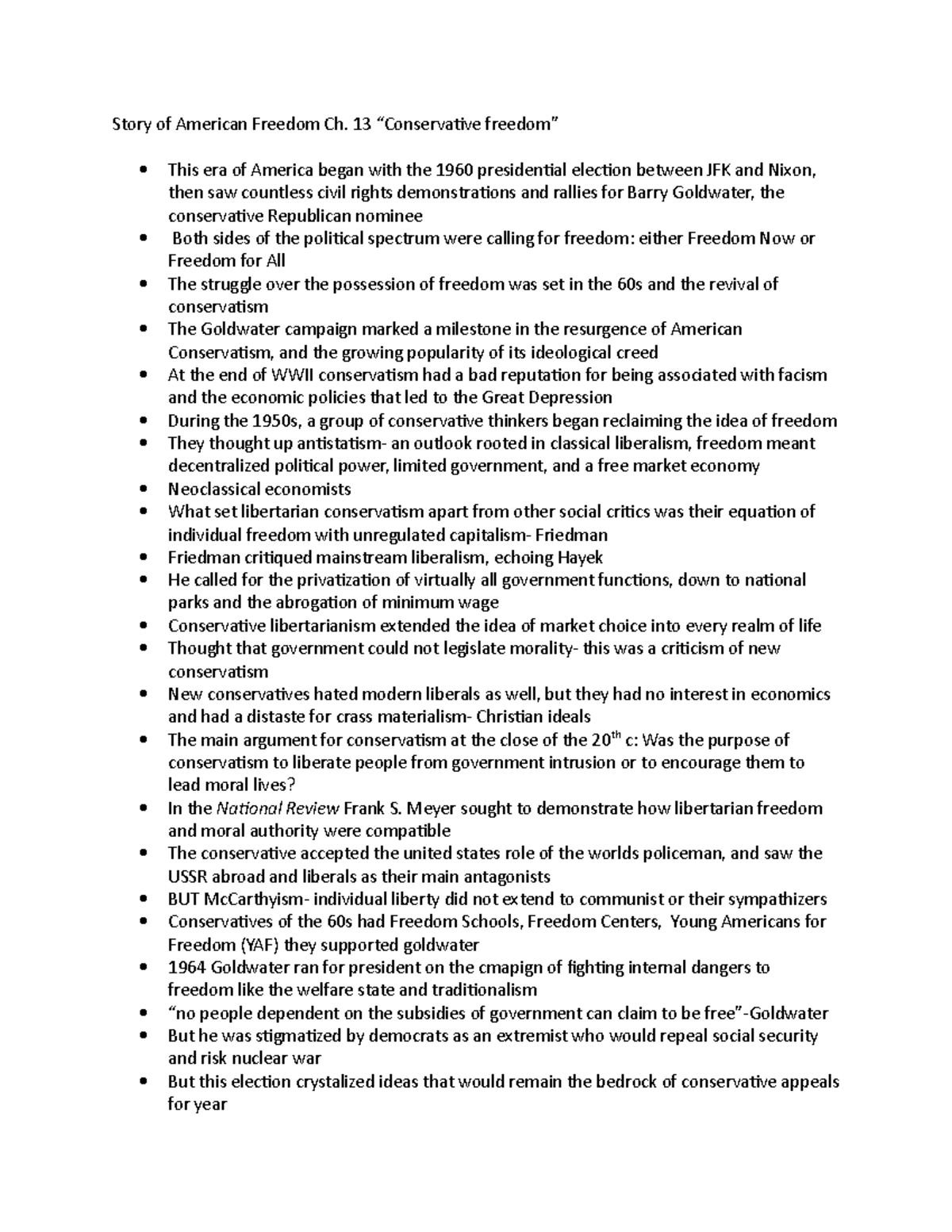 Story of American Freedom Chapter 13 - Story of American Freedom Ch. 13 ...