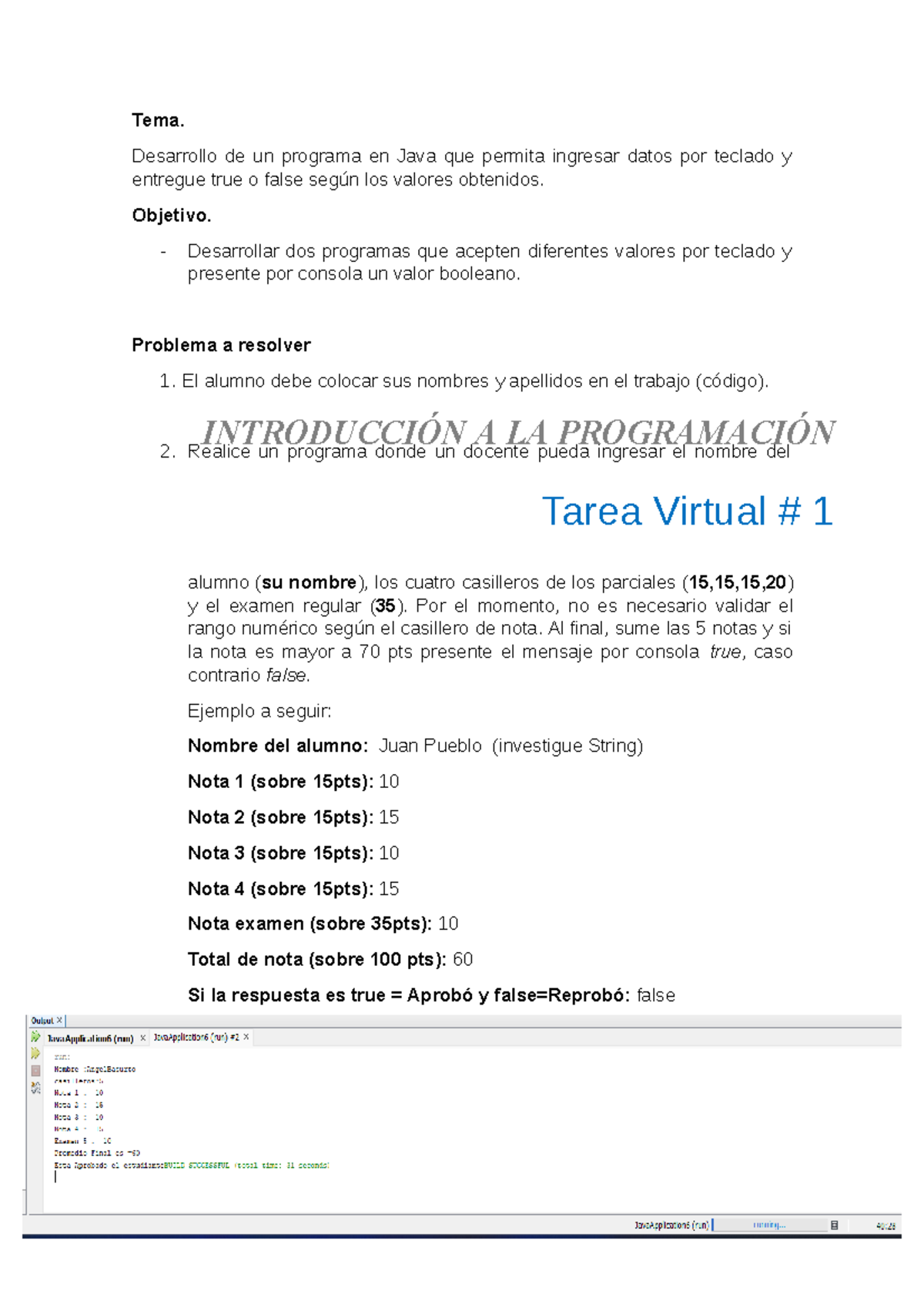 Progrmacion 1 - lengua - de los titulos valores (10a ed.) - Tema. Desarrollo de un programa en ...