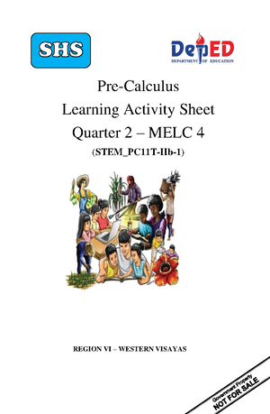 G11 Pre-Cal Q2-3-2-1 - /// - REGION VI – WESTERN VISAYAS Pre-Calculus ...