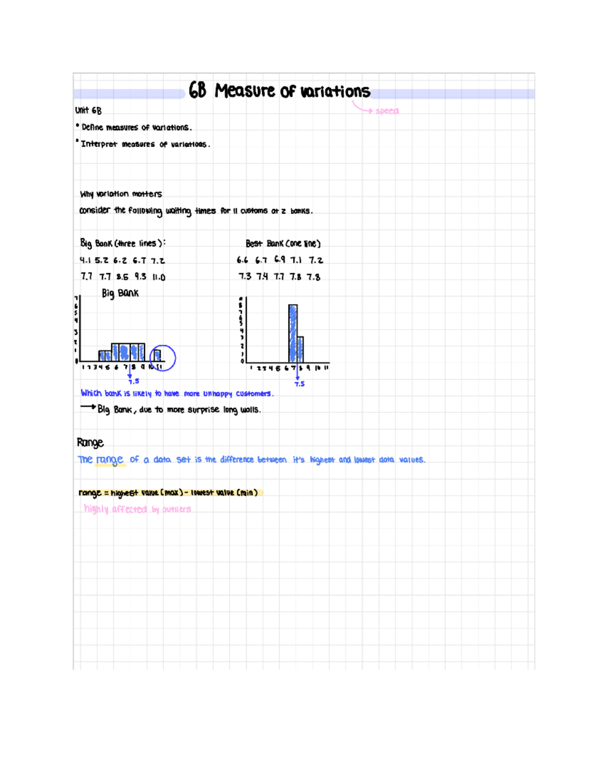 6B Measure Of Variations - MATH 1316 - Studocu