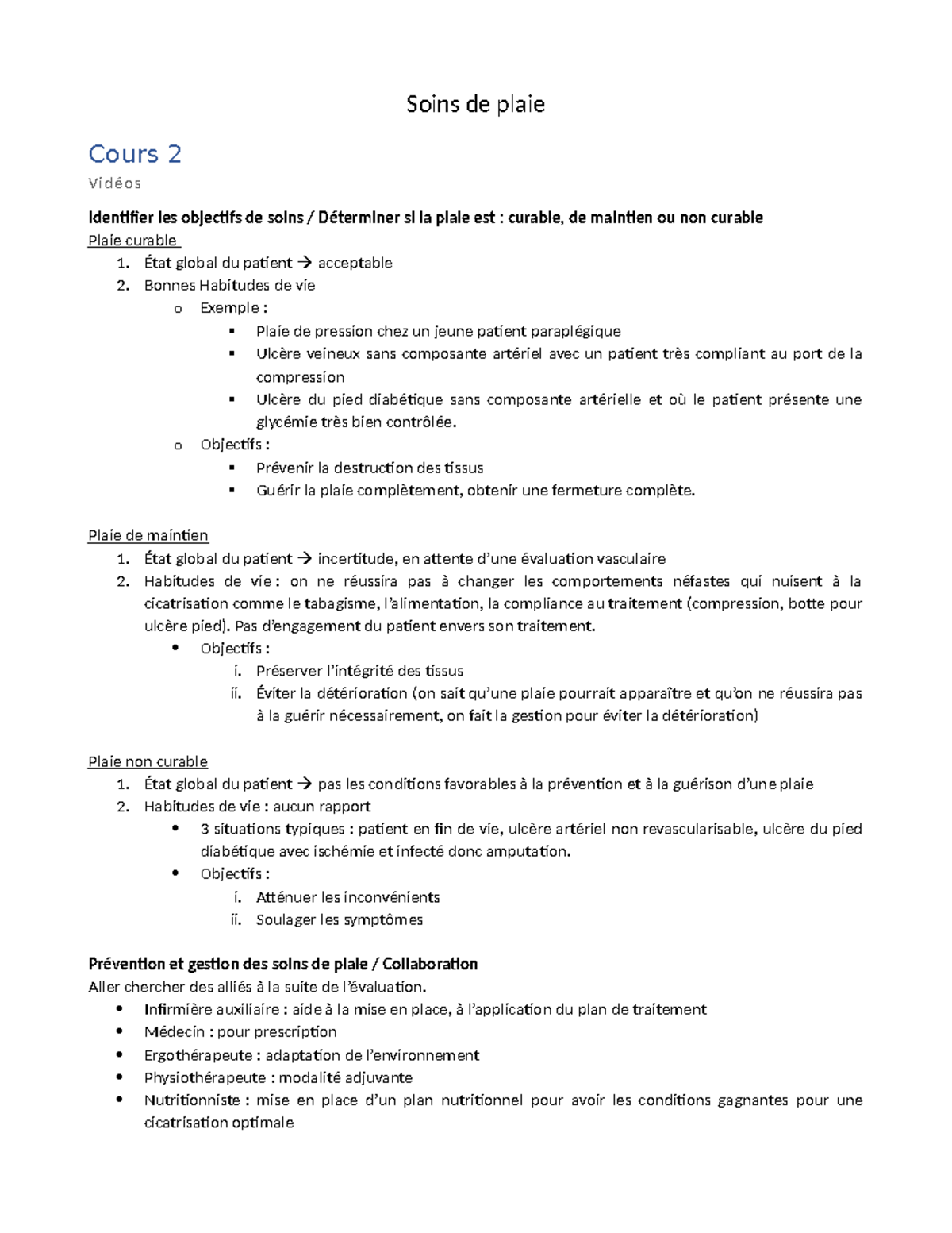 Décrire Une Plaie Infirmière – Les Différents Types De Plaies – HVLAN
