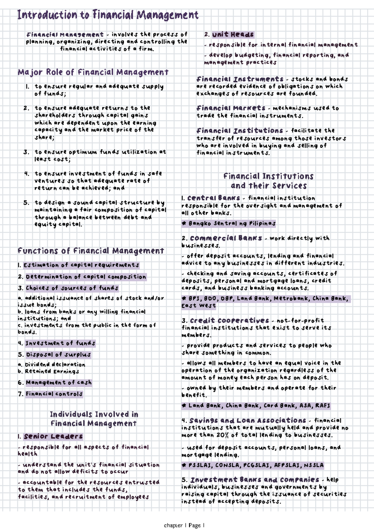 Introduction to Financial Management - Financial Management - involves ...