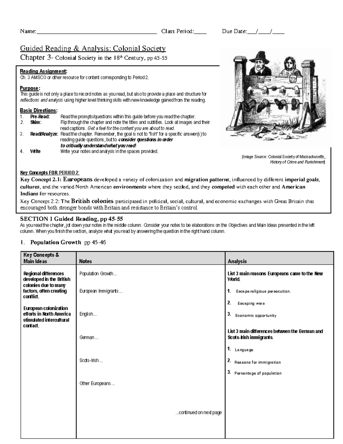 Chapter 3 guided reading - Name ...
