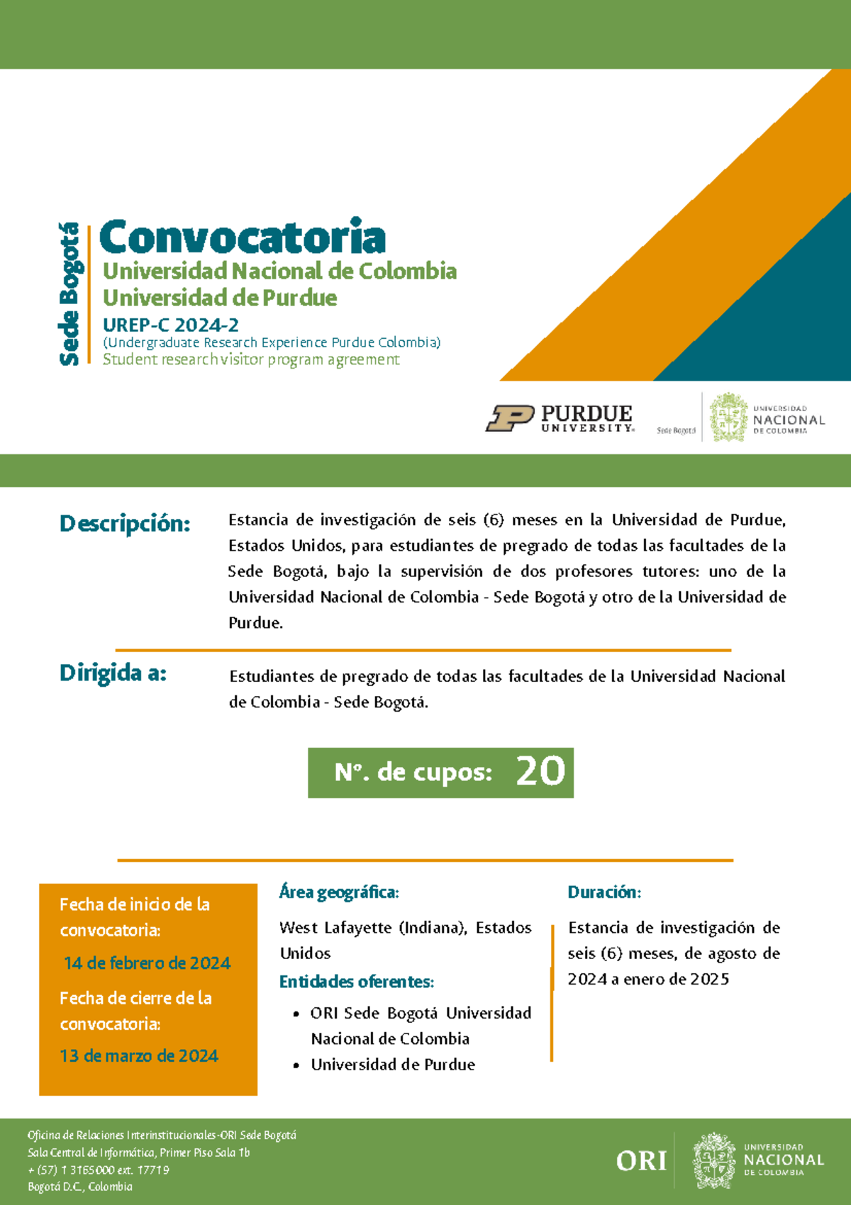 General UREP-C 2024-02 - Estancia de investigación de seis (6) meses en ...