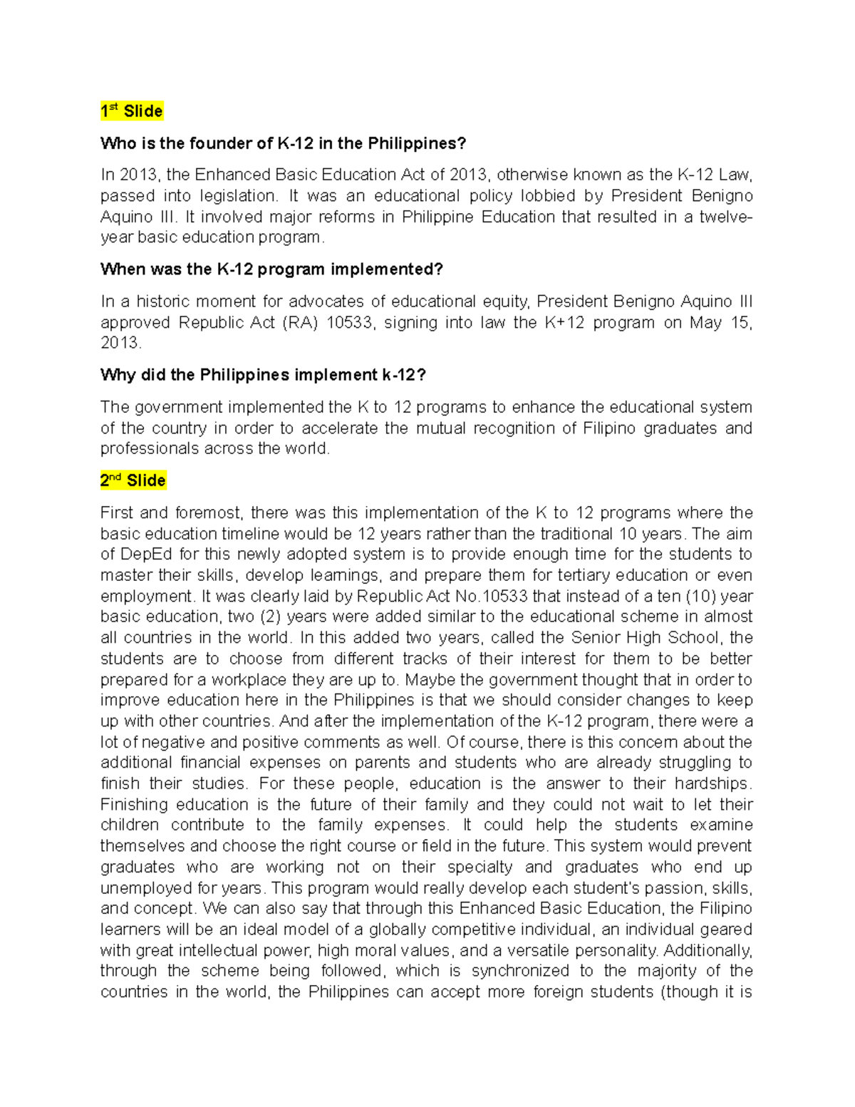 Prof Ed 104 - The Teacher and The School Community - 1 st Slide Who is ...