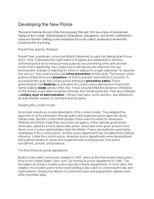 Criminal justice 2 - notes - What is criminal justice? Let’s start with ...