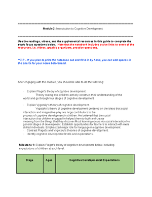 Module 4 Interactive Notebook (4-21): Language Development - - Studocu