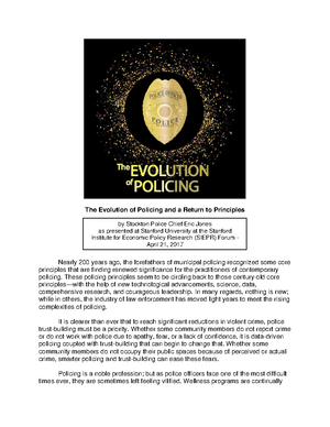 Police & Politics - Policing issues - 0091-4169/08/9803-1119THE JOURNAL ...