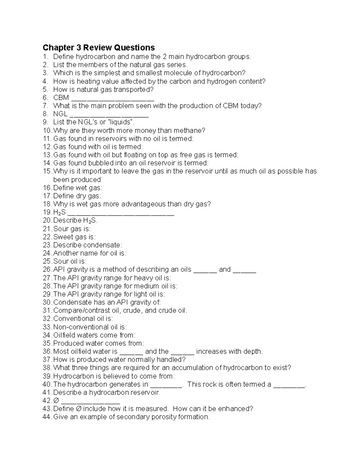 Chapter 3 Review Questions(1) - Chapter 3 Review Questions 1. Define ...
