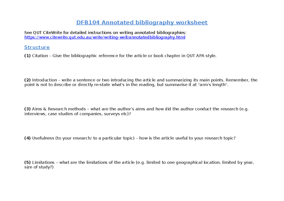 Annotated bibliography worksheet-1 - qut.edu/write/writing-well ...